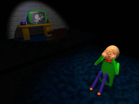 Oh No! Baldi's now traumatized! It'll take a while for him to recover ...