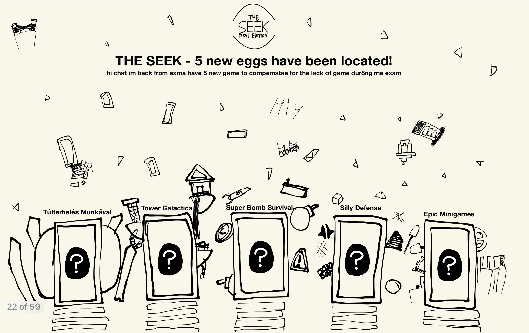 THE SEEK - 5 new eggs have been located! | Fandom
