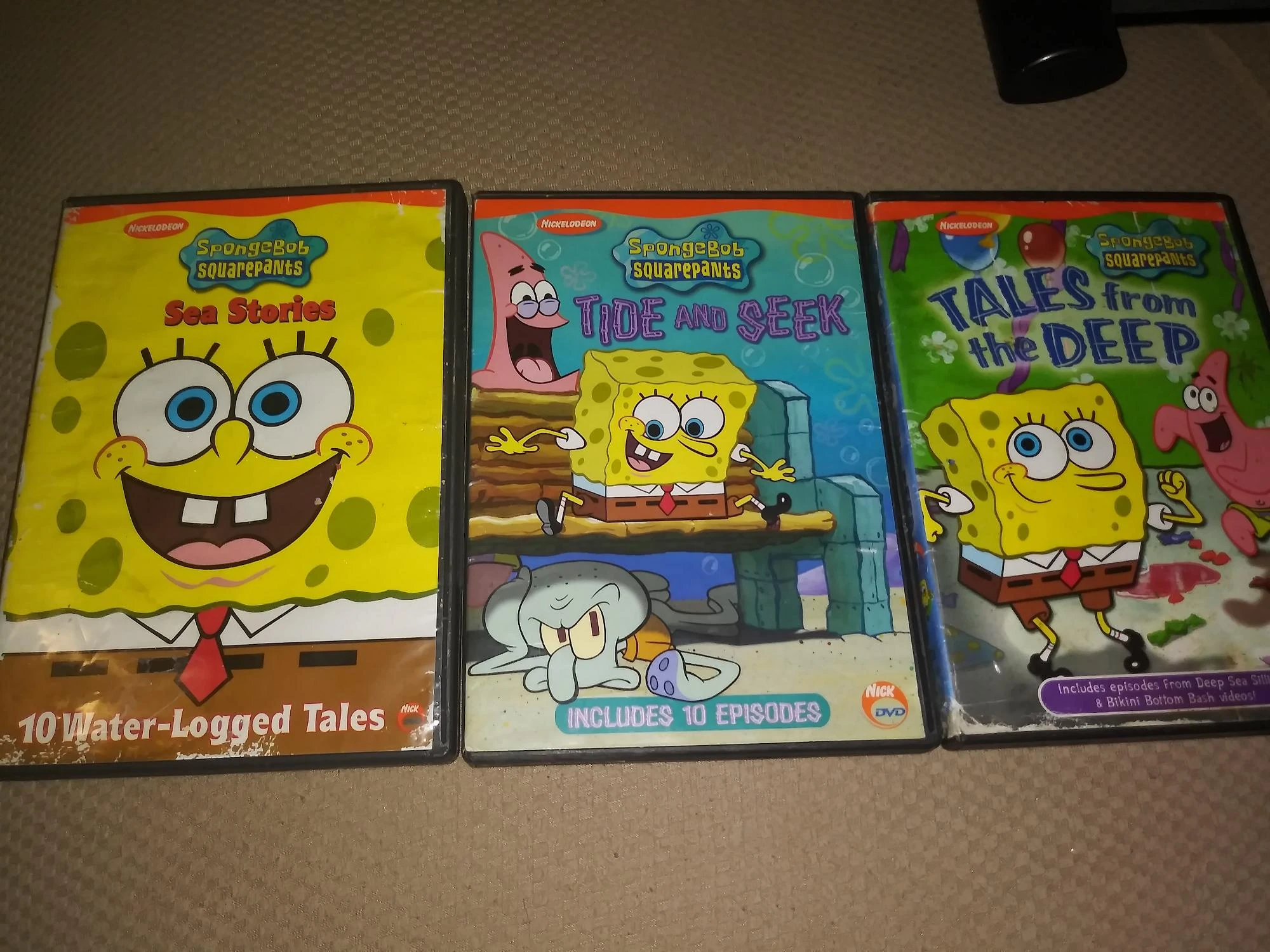 Happy 10th birthday 1st, 2nd, and 3rd SpongeBob DVDs | Fandom
