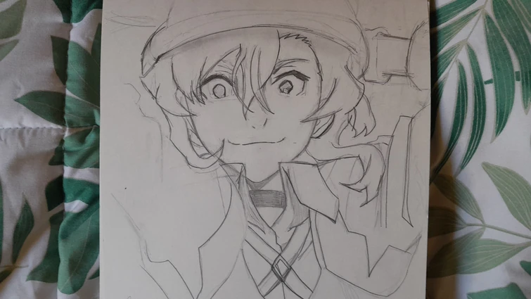 ☆Drawn Chuuya!! Sorry about the quality!! ;=; ☆wip!! | Fandom