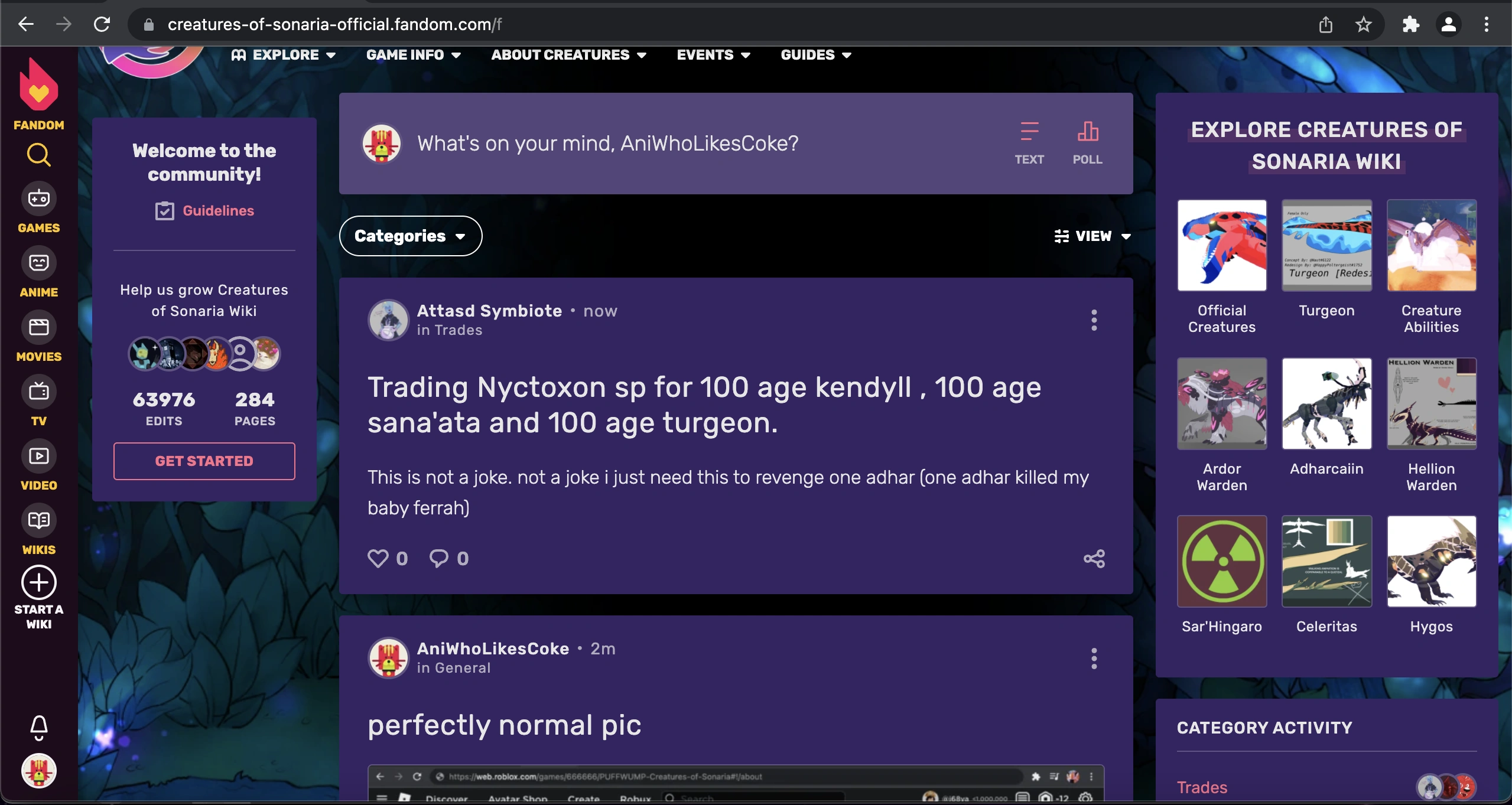 look at this completely normal wiki picture. | Fandom