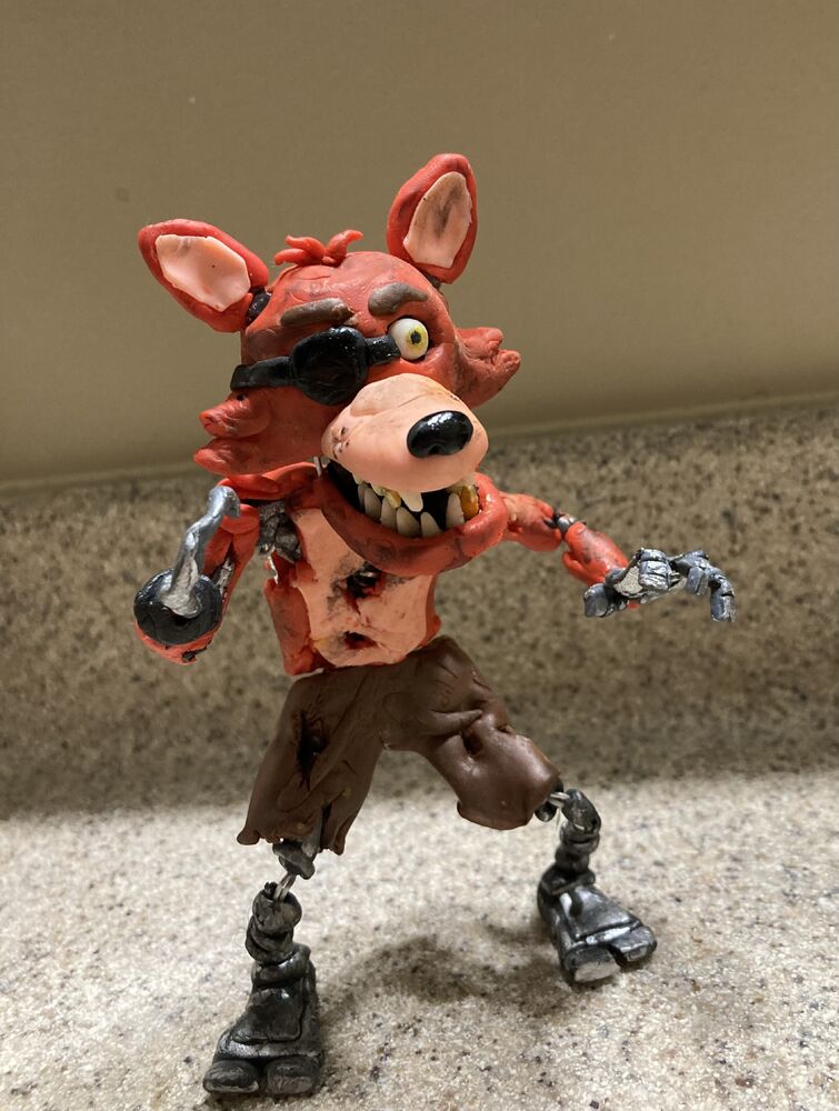 Yellow Rabbit/Spring Bonnie and Foxy (FNAF movie) fully painted clay ...