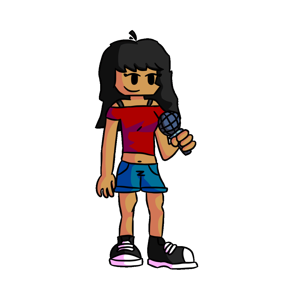 Getting a little bit better at animation. I made an idle pose animation ...