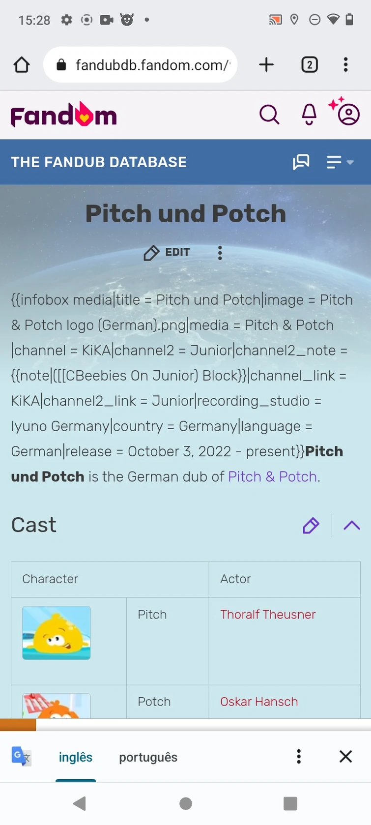 Discuss Everything About The Fandub Database | Fandom