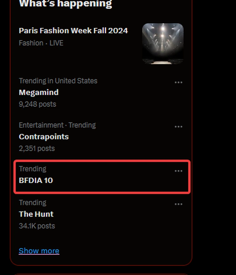 BFDIA 10 is in trending!!!! | Fandom