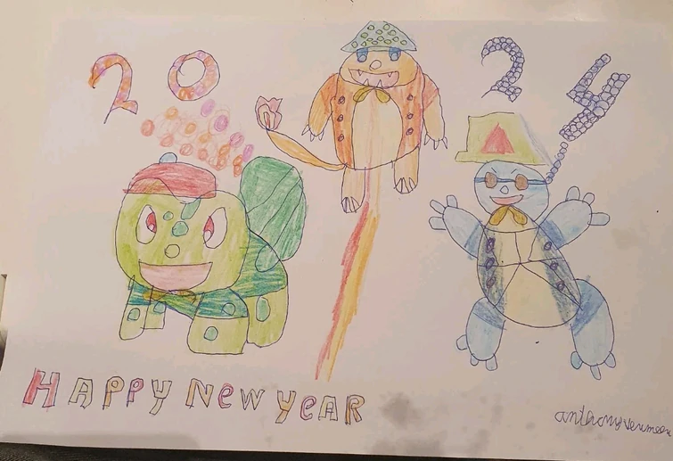 Pokemon Wiki: New Year Themed Art Contest: Round 1 | Fandom