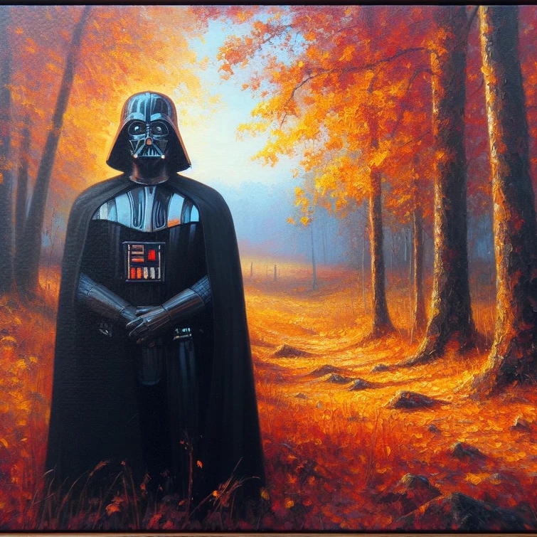 Some More AI Art of Darth Vader in an Autumn Landscape | Fandom