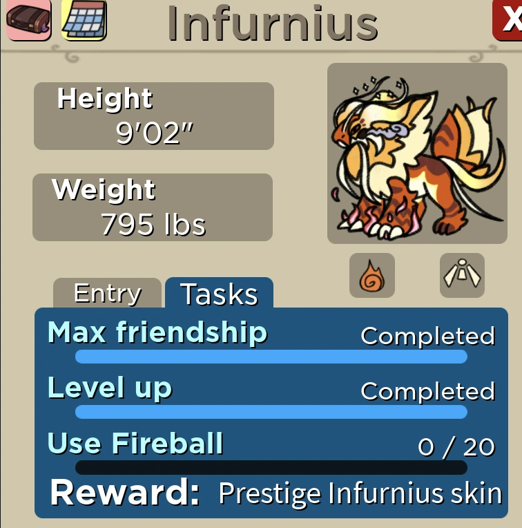 what level will infernius get fireball | Fandom