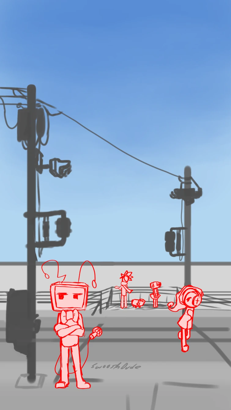 Drawing the mains in backgrounds(?) WIP!!! / dead wiki hours :D | Fandom