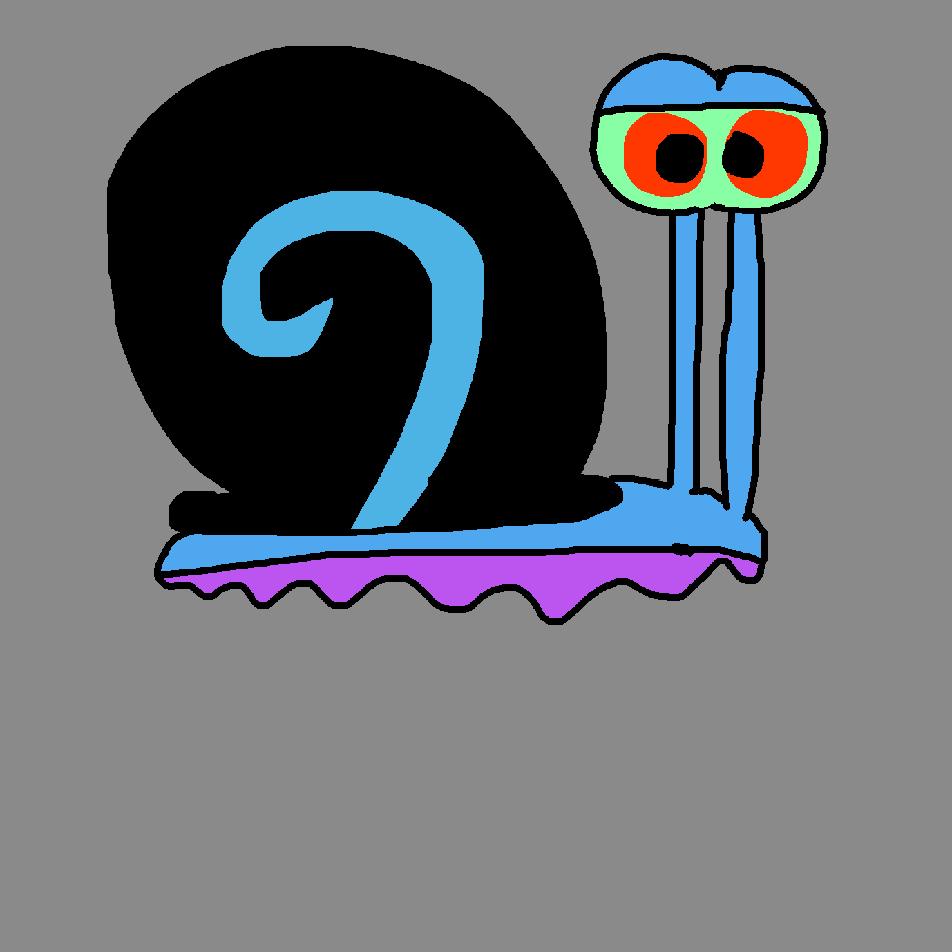 Black the snail drawing | Fandom