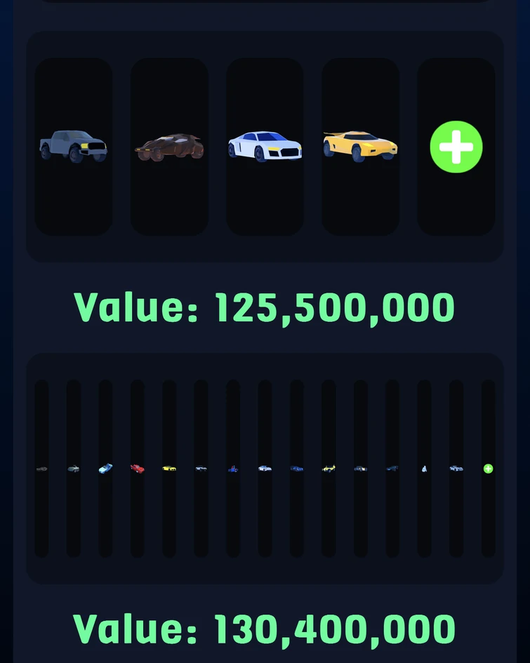 The 4 OG seasonal cars value VS every revamped season car value ...