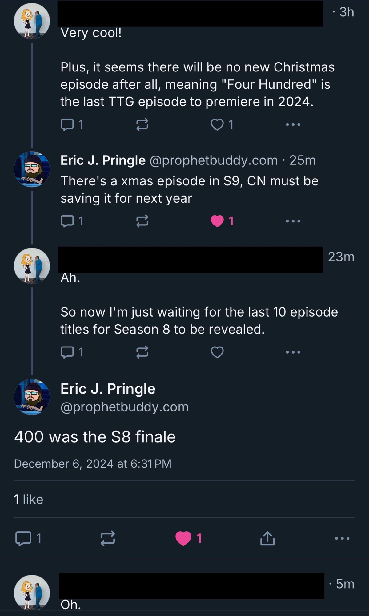 Another Update From Eric J. Pringle | Fandom