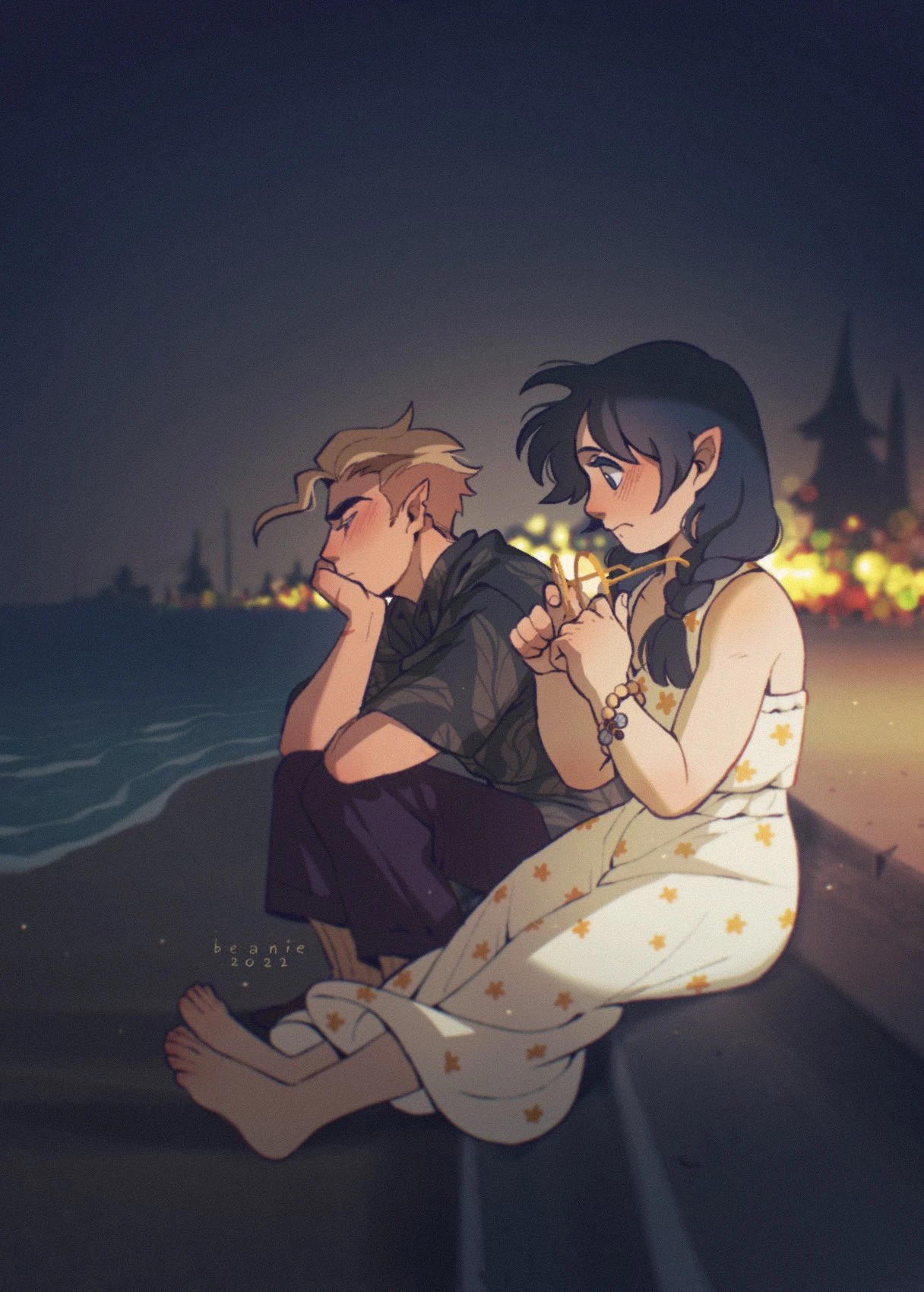 Interesting fan art of Hunter & Willow somewhere on Earth (possibly ...