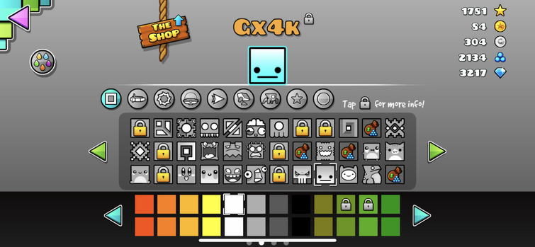 Day 9 of the GD Wiki picking my icon set: Colors and Glow (Final Day ...