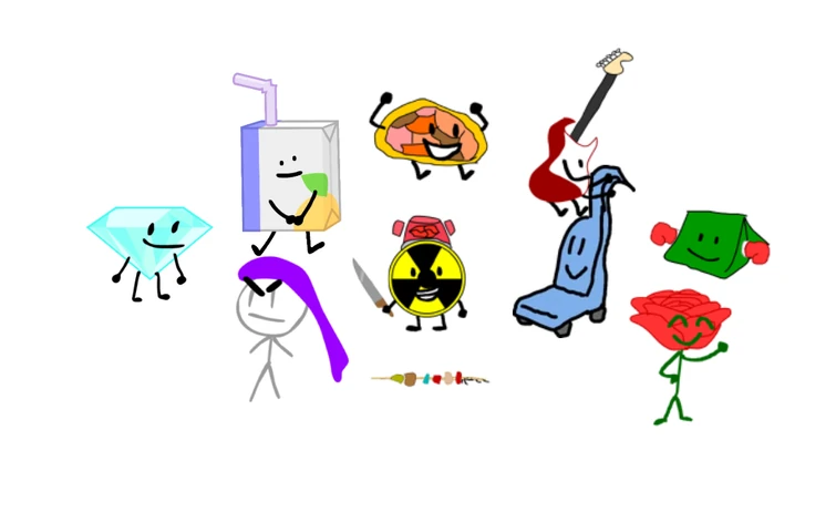 BFDI Mini Again except the contestants are their most recent designs ...