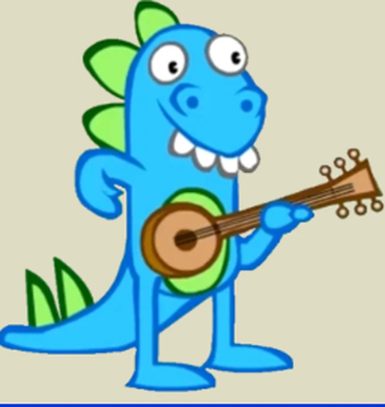 This guy sorta looks like a blue barney... | Fandom