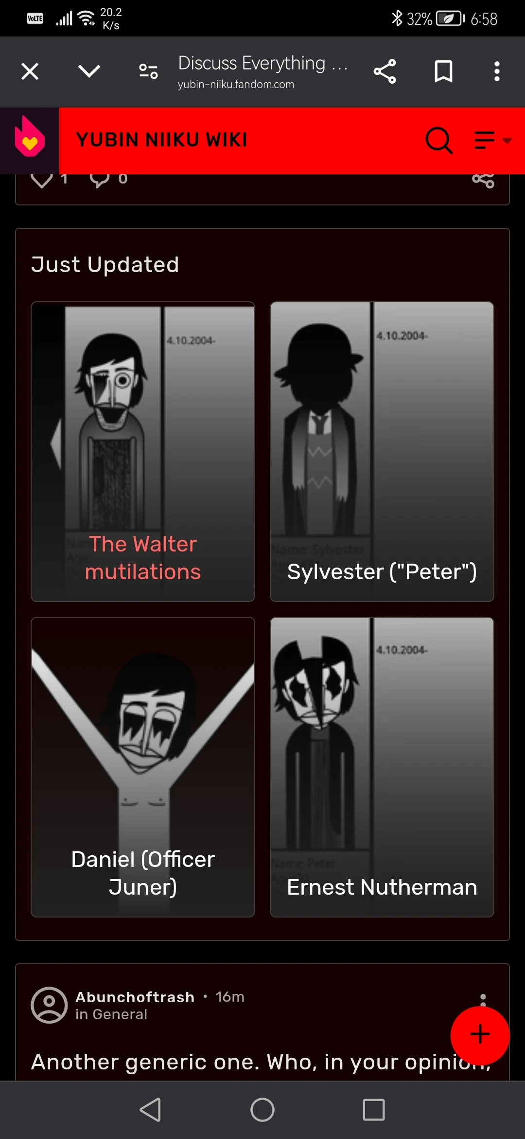 I get to the discussions... | Fandom