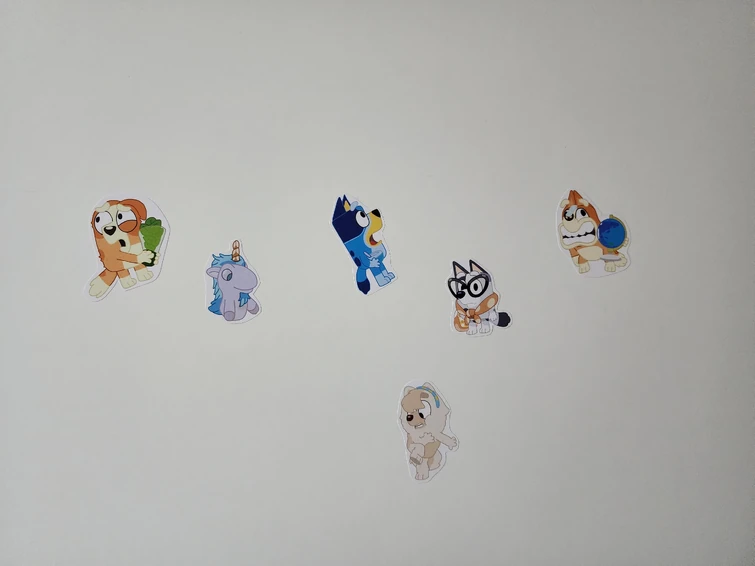 I brought some Bluey stickers from Etsy! | Fandom