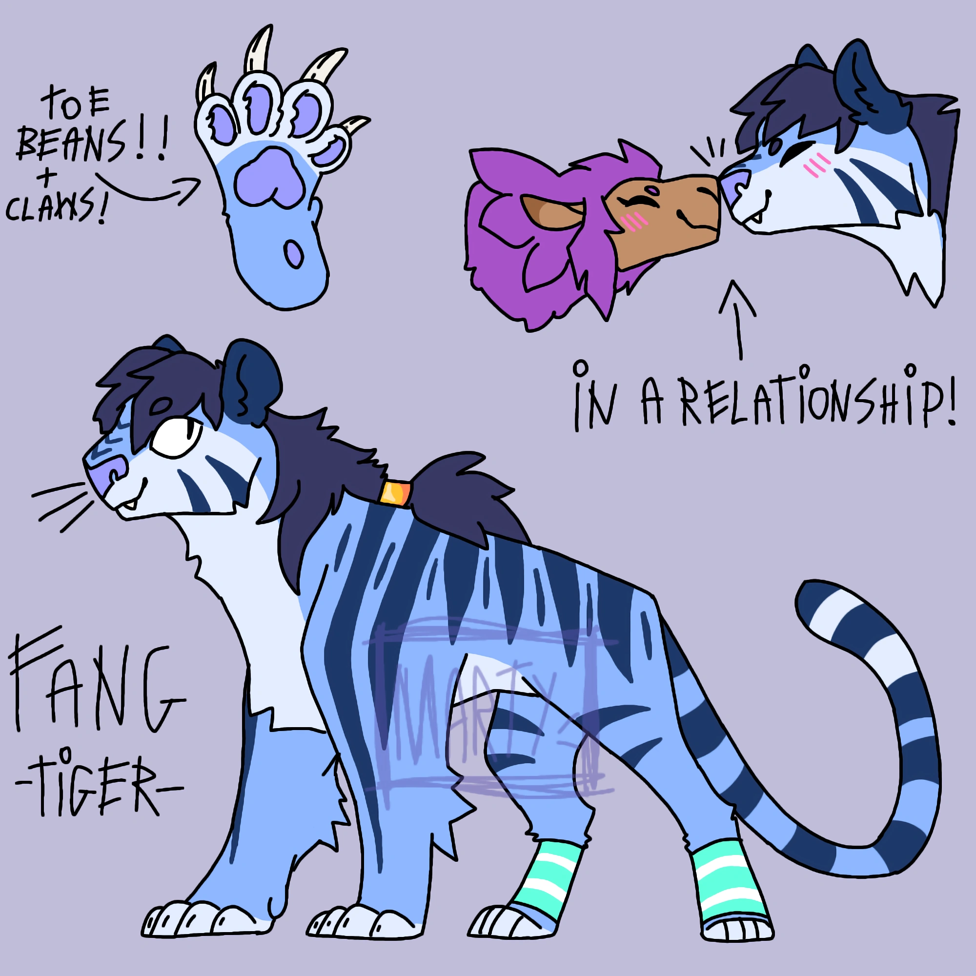 Look, a striped kitty! | Fandom