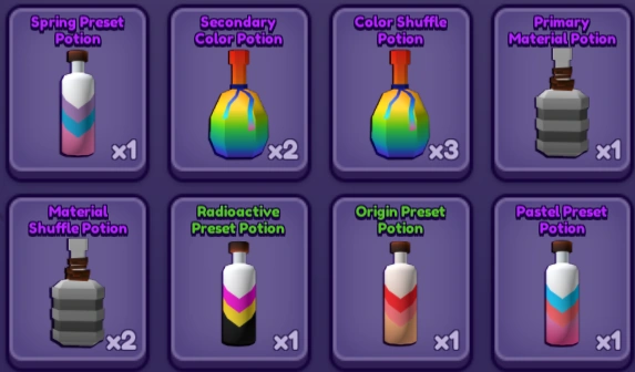lf: primary color potions and tertiary material potions | Fandom