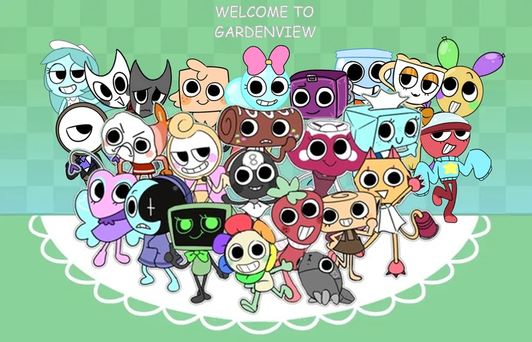Dandy's World - Welcome to Gardenview Poster But I Added The Rest of The Toons In | Fandom