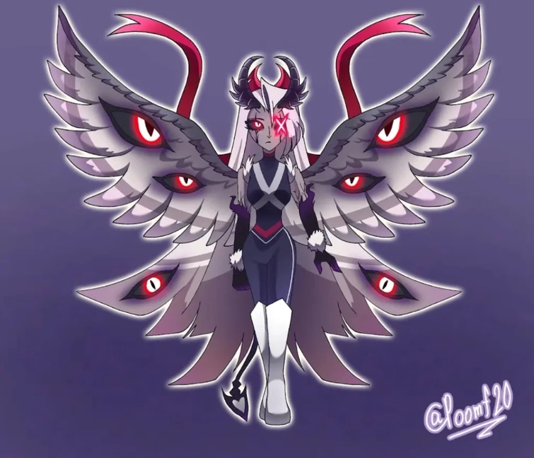 Vaggie having demon features Artist: Poomf20 | Fandom
