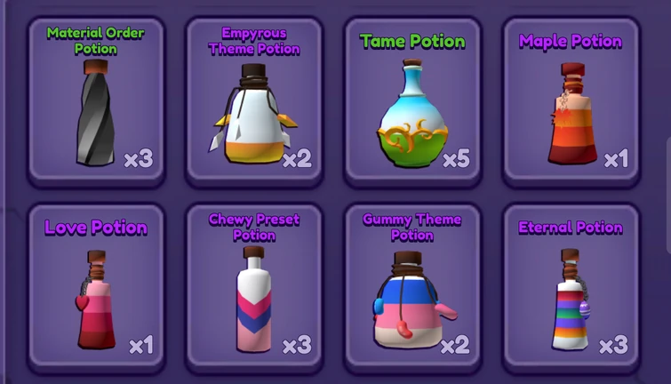 Trading / Selling 9 (might be 8 soon) Falus and Potions | Fandom
