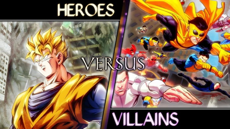 Future Gohan Vs Evil Invincible's (Dragon Ball Vs Invincible) Yes, this ...