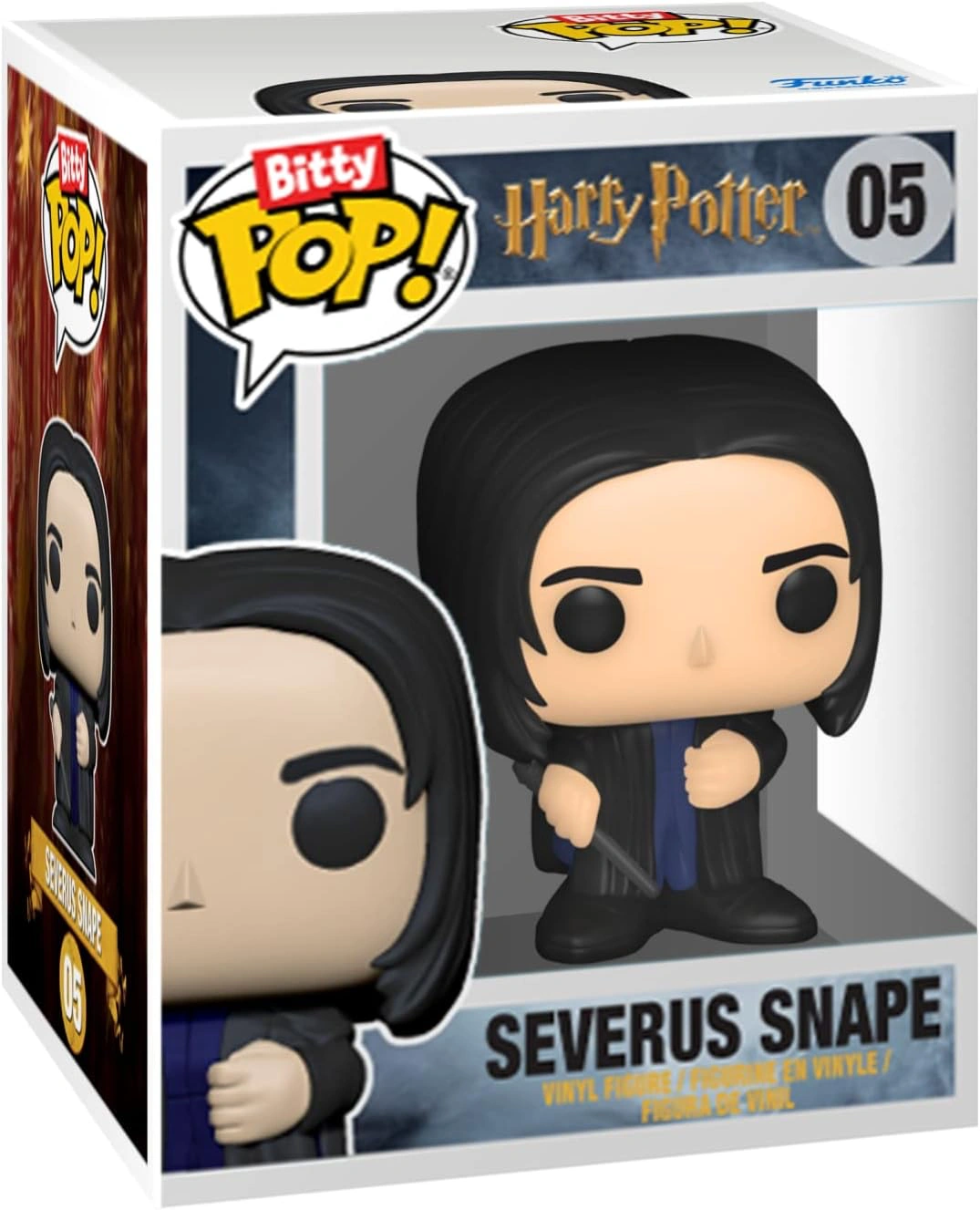 Severus Snape in a funko pop box | Fandom
