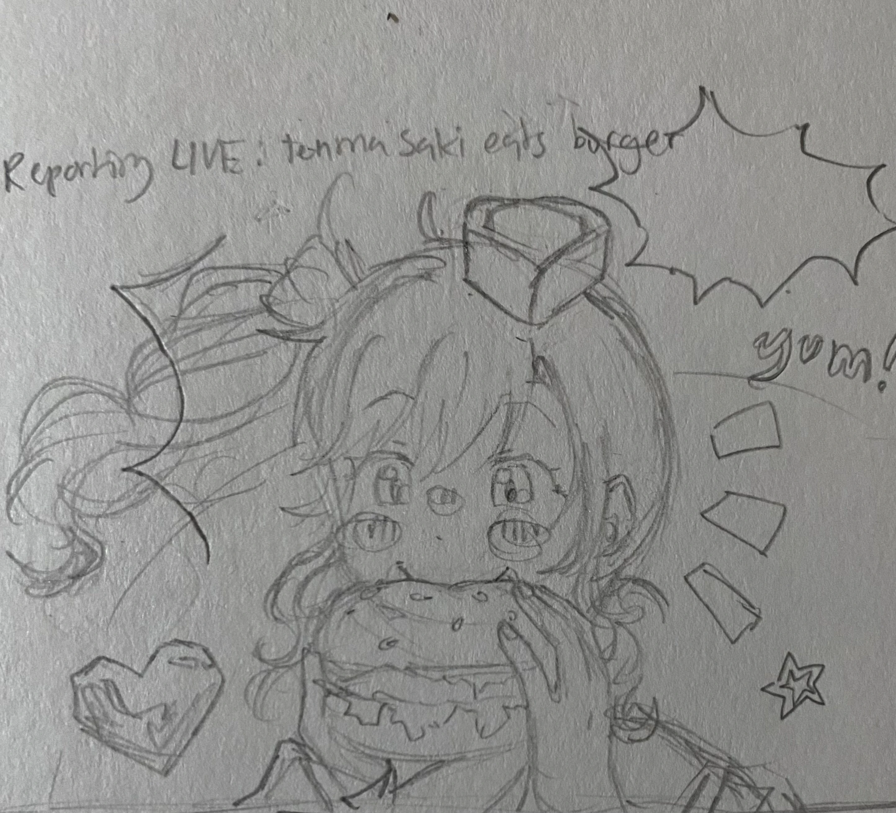 saki eatung burger!!!!! | Fandom