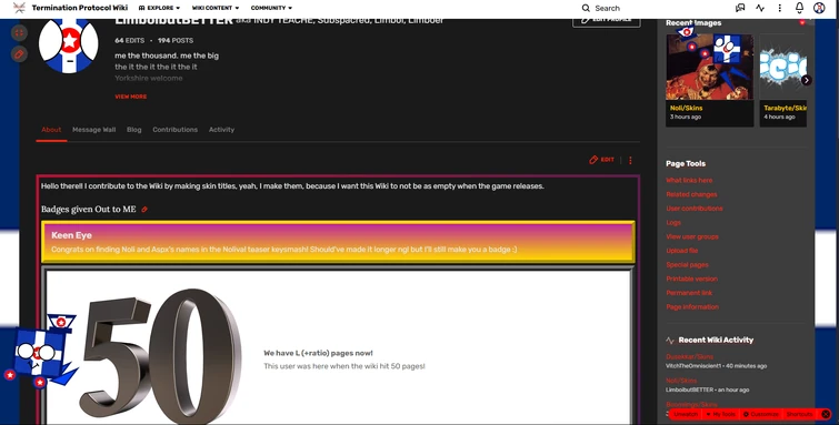 what do i add to my user page brah | Fandom