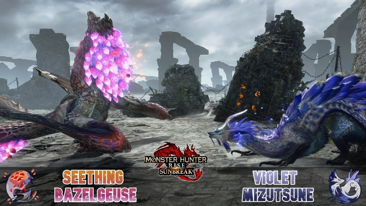 Violet Mizutsune VS Seething Bazelgeuse - Who's the hottest in Sunbreak ...