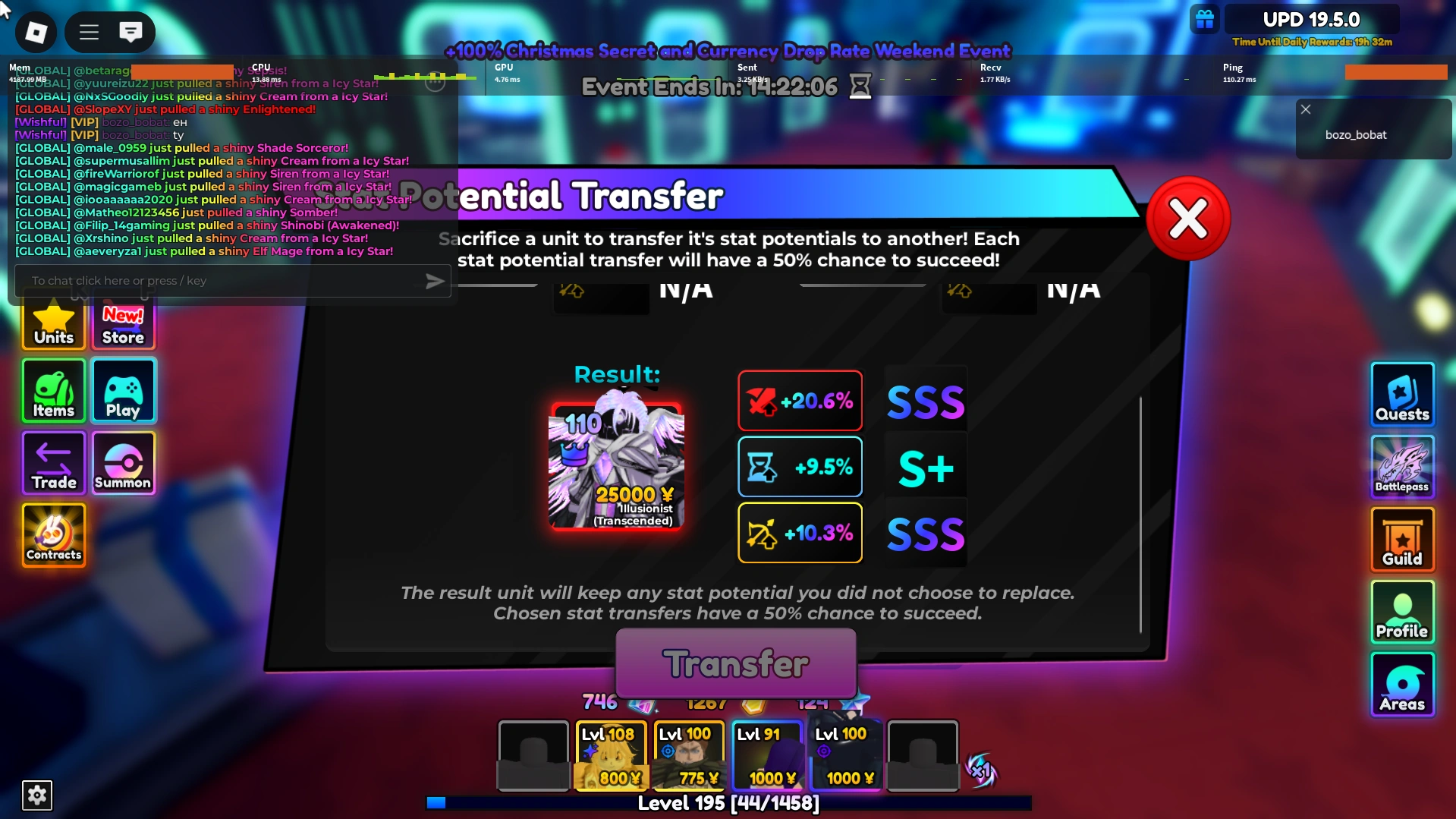 Shiny unique aizen sss s+ sss | Fandom