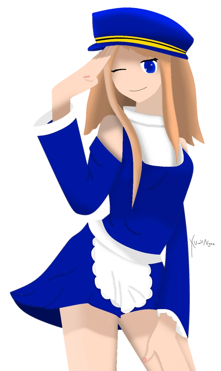 Maid Commander but Red! Just some editing! Credit to the original ...