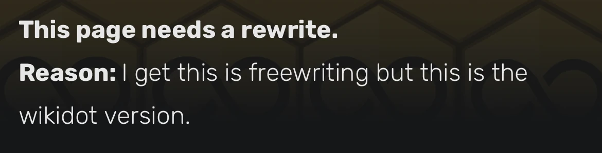 How is this a reason to get rewrited??? | Fandom