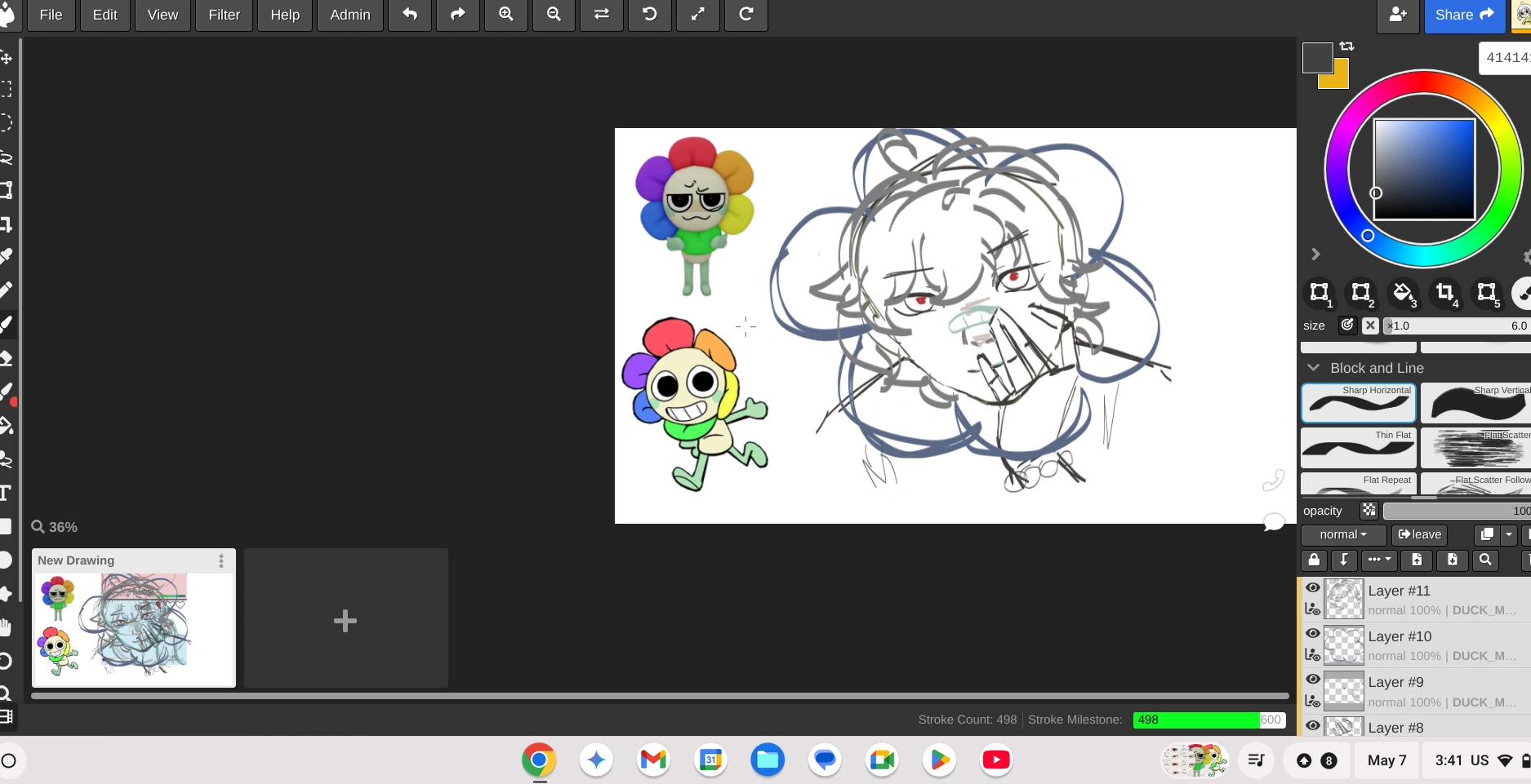 Human dandy ver sketch-... | Fandom