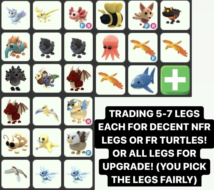 trading 26 decent legs for decent nfr legs OR fr turts! (MLF dodo trex ...