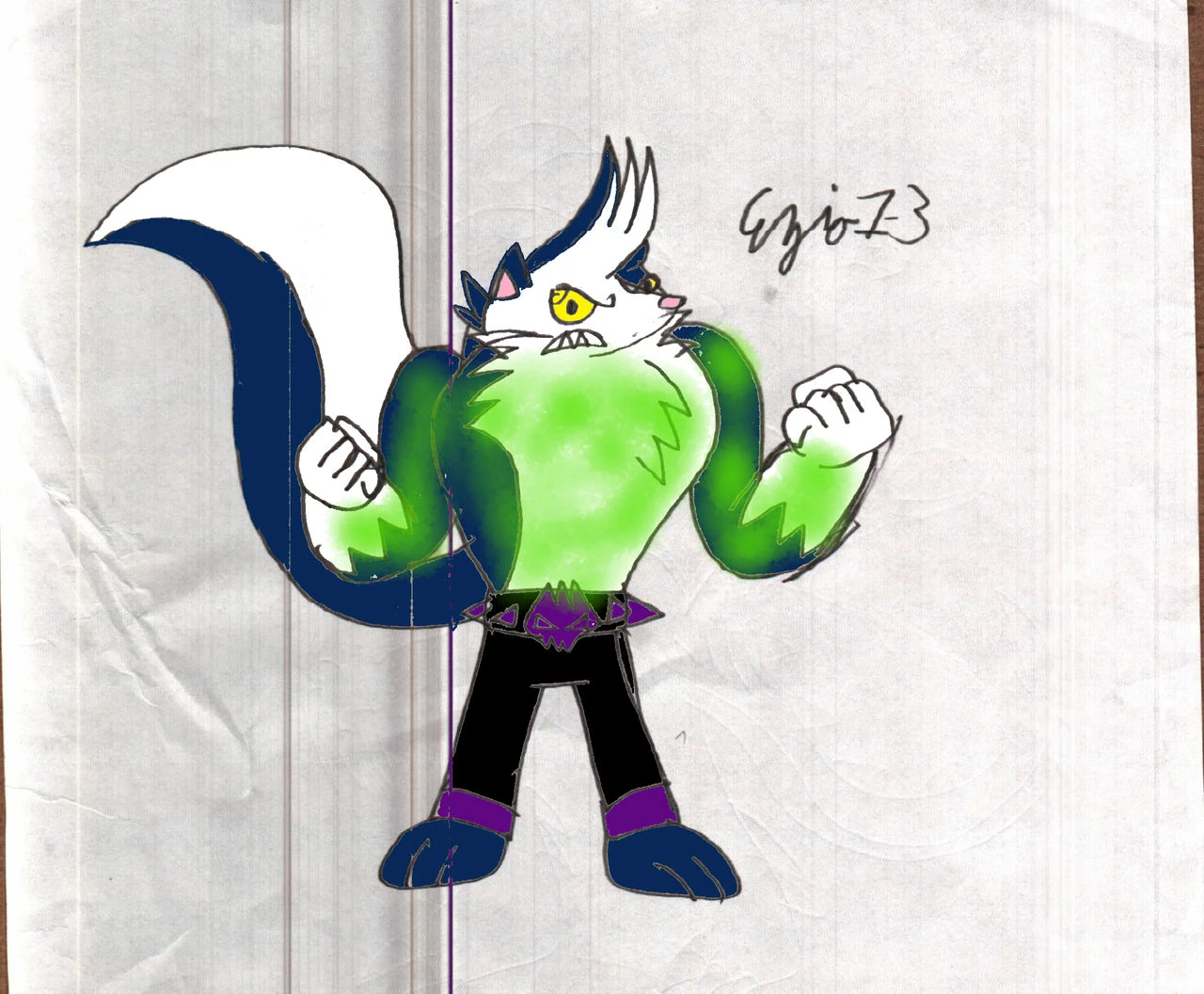 Stank Skunk (Crash Bandicoot OC) | Fandom