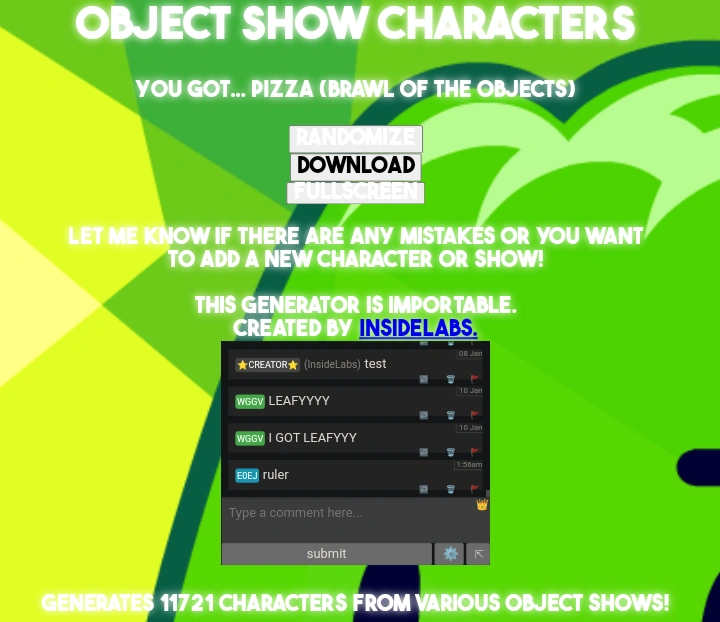 Random object show character of the day #1 | Fandom