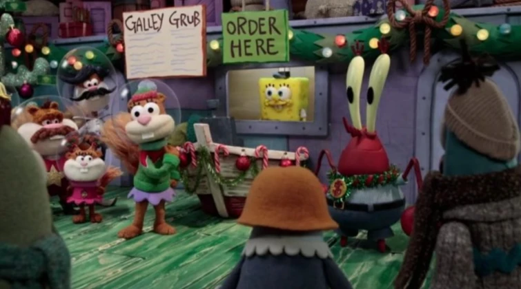 Stop motion SpongeBob in Sandy's Country Christmas | Fandom