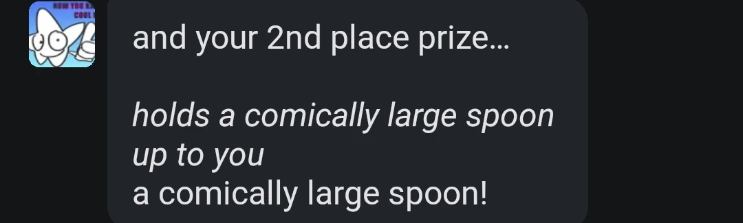 comically large spoon | Fandom