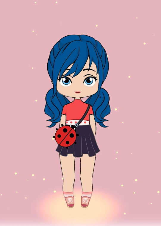 I made Marinette with this chibi creator app and I LOVE HER | Fandom