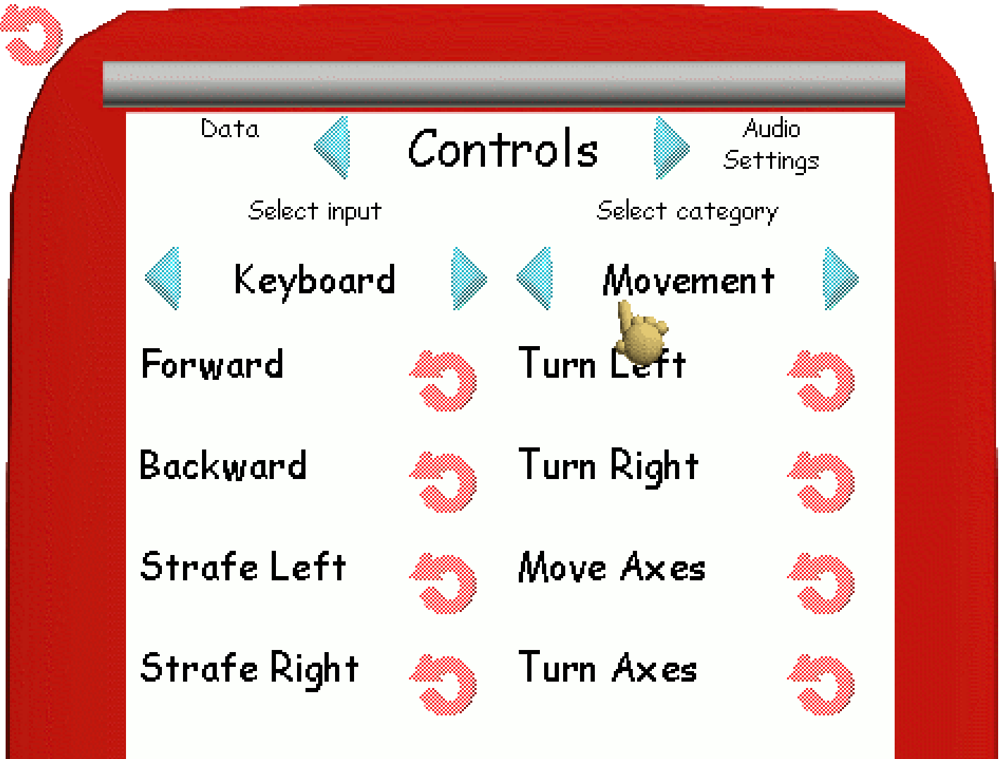 I found this different version of the control mapper in Plus | Fandom