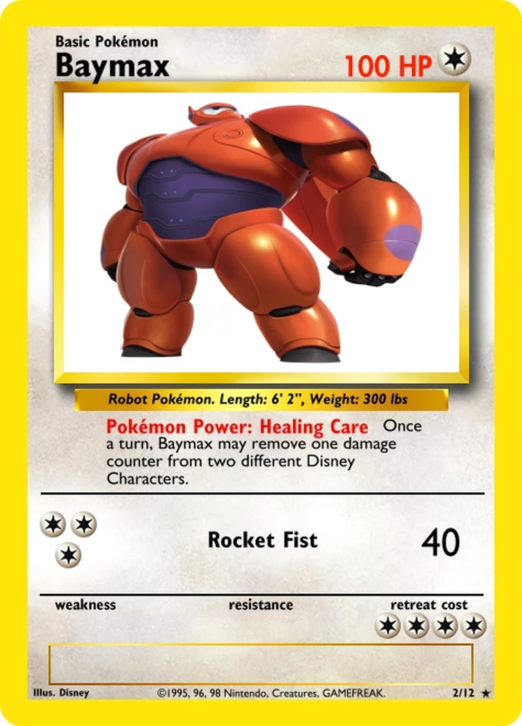 Pokemon Card: Baymax | Fandom