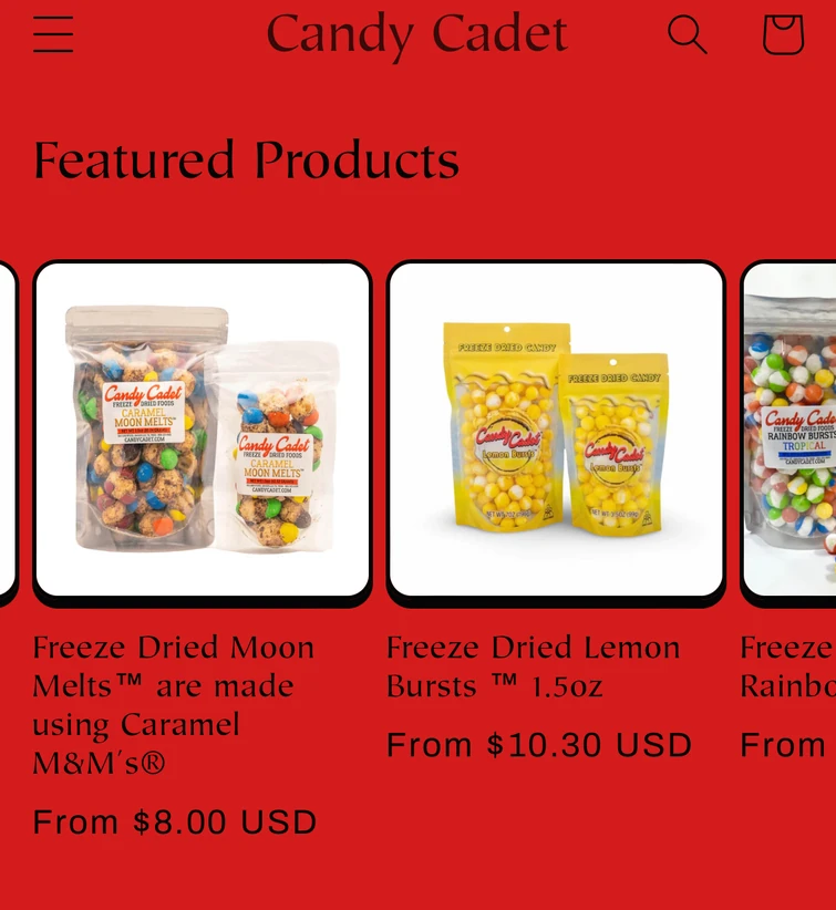 Holy shit guys candy Cadet is selling candy online | Fandom
