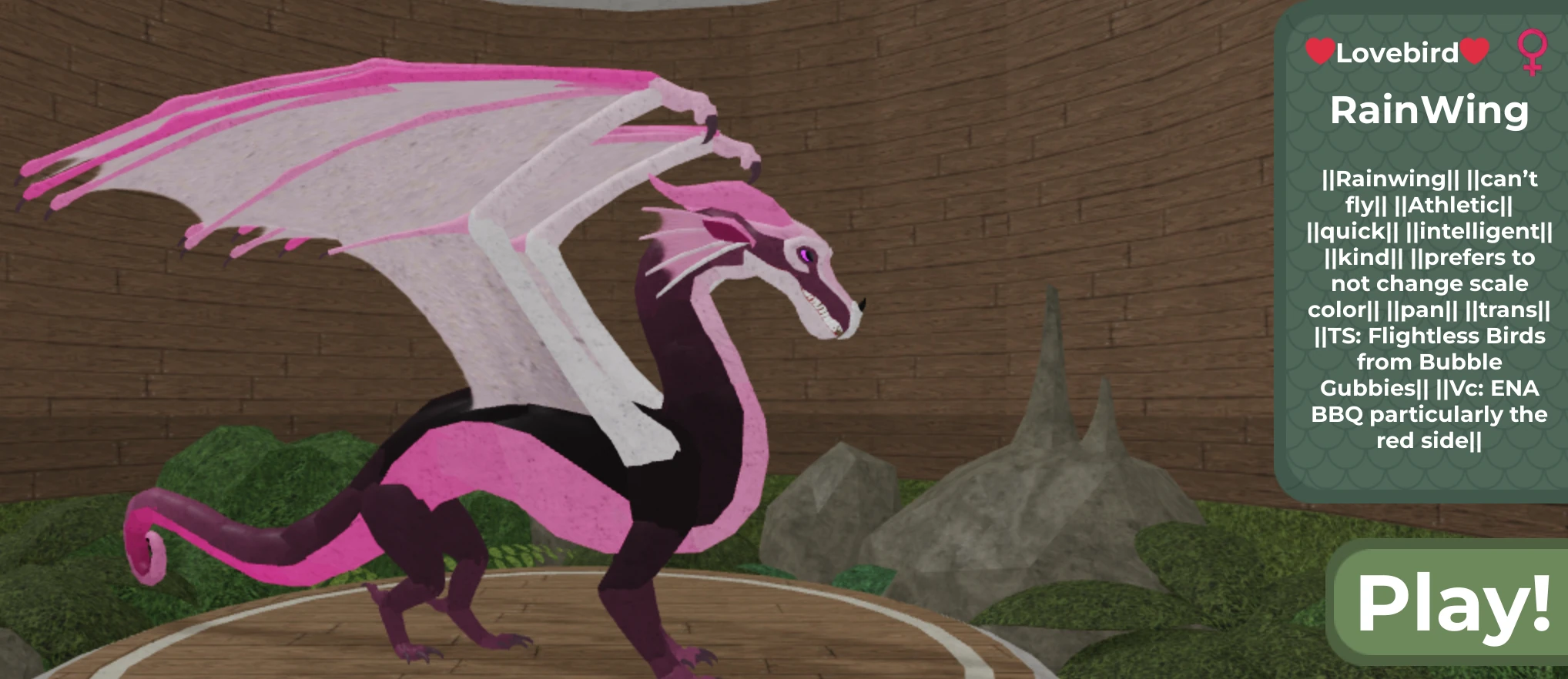 ️Lovebird ️ ||The flightless dragon|| | Fandom