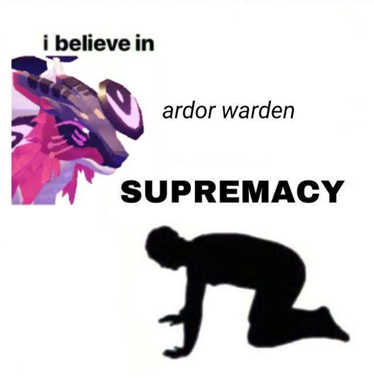 Only most OG players gonna remember when we called Ardor warden. DOOR ...