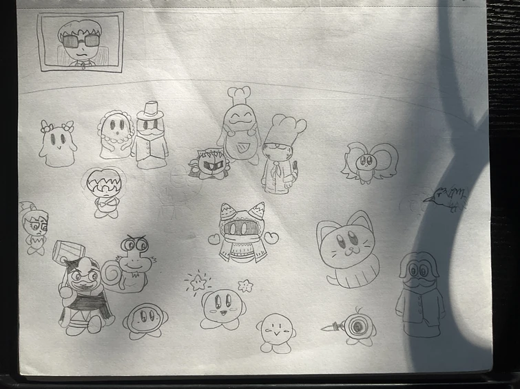 Found some Kirby drawings in my old sketchbook | Fandom