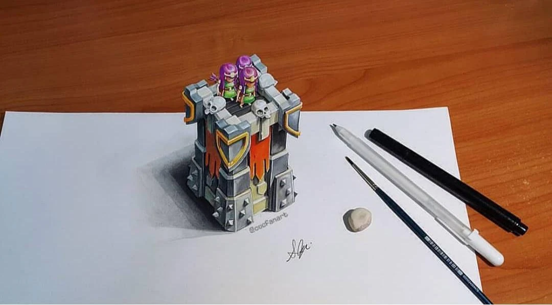 This is the best art collection in coc.3d art. | Fandom