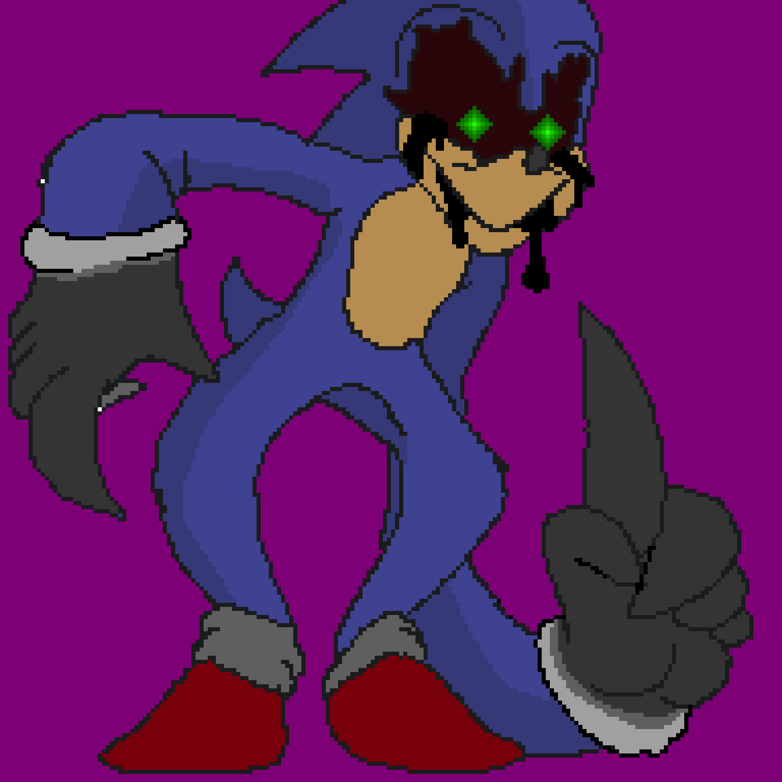 A bad pixel art of a Sonic.exe concept Part 2. | Fandom
